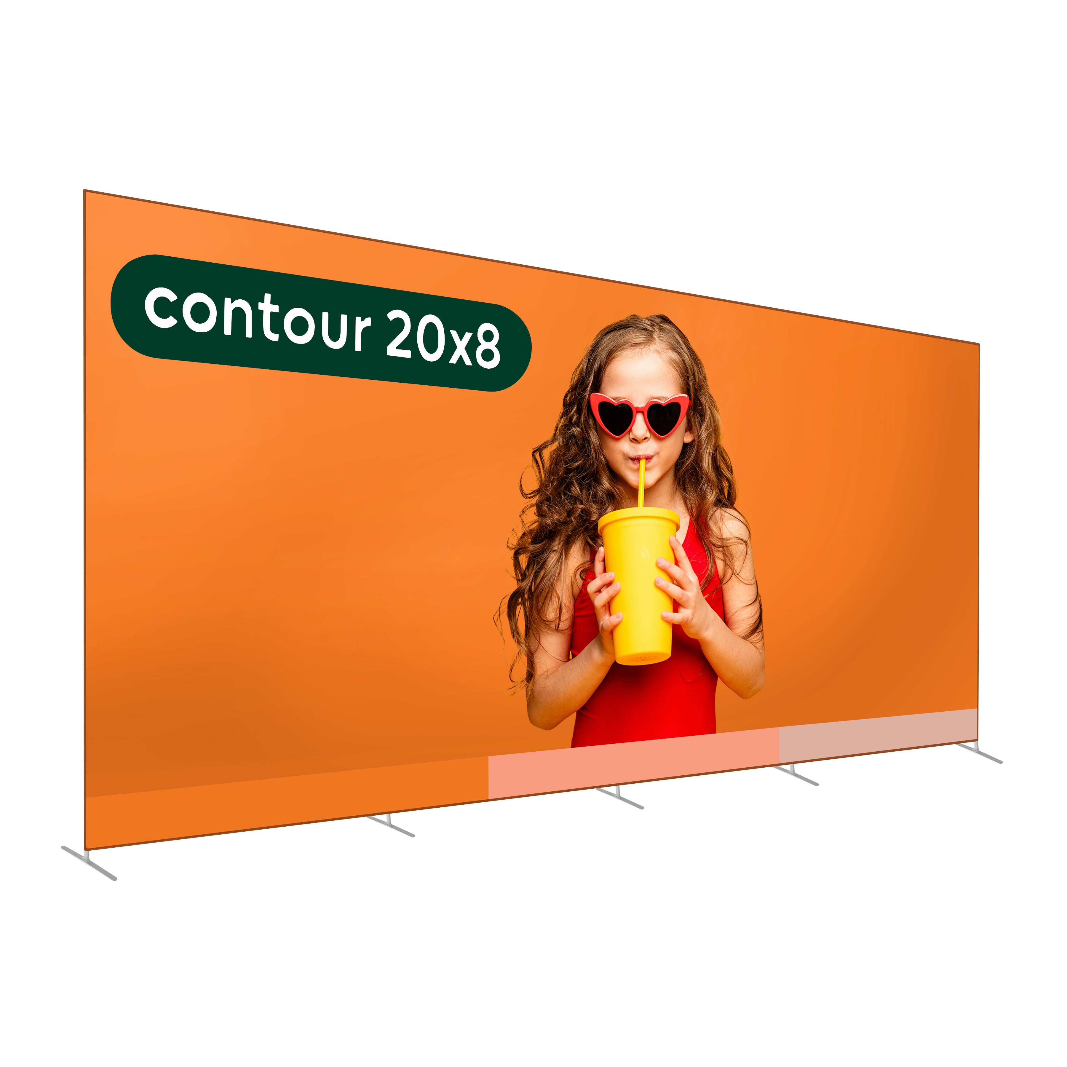 Zilla Contour Series Fabric Display - 20x8 | Zilla Display – Zilla ...