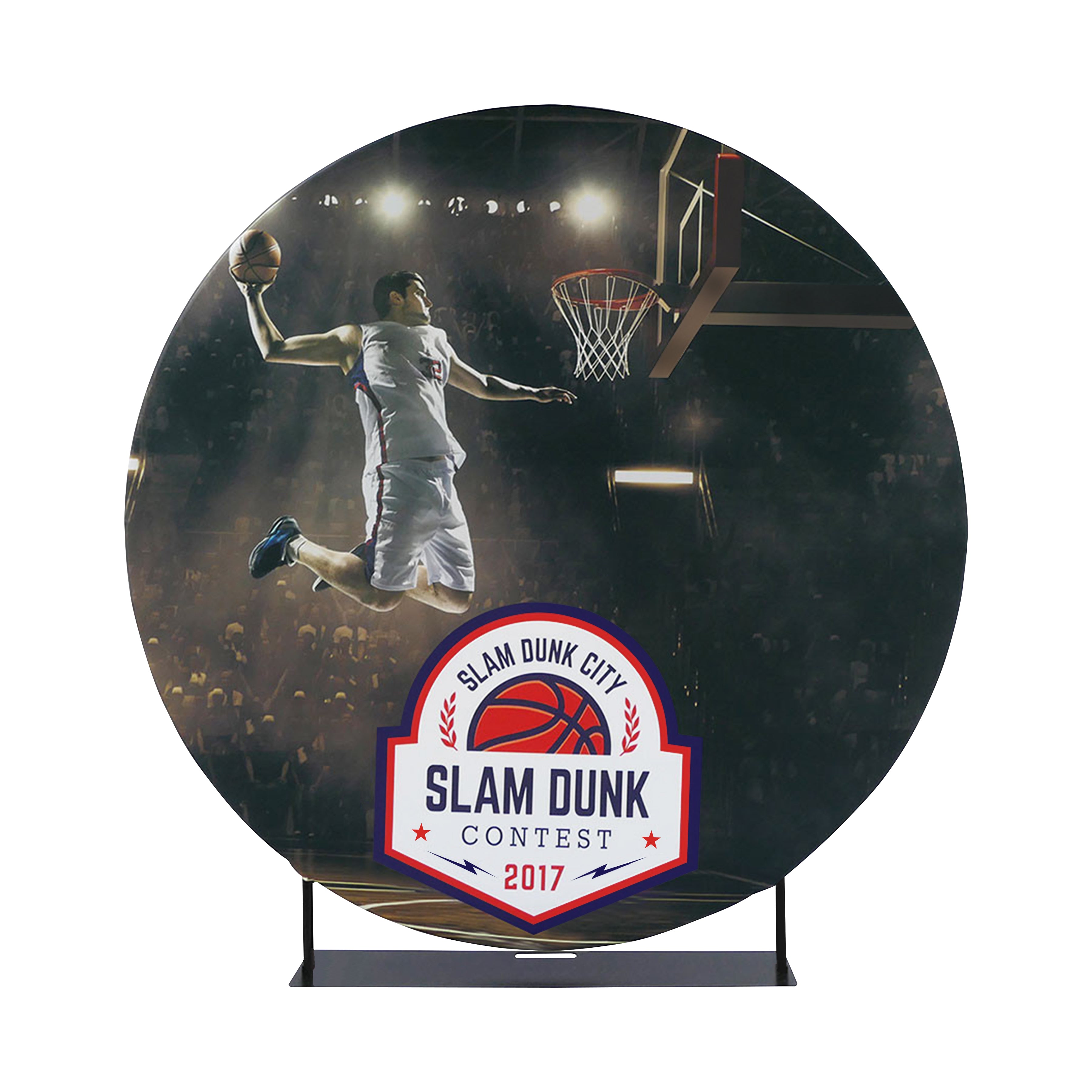 Budget 7' Circle Double-Sided Fabric Display | Zilla Display – Zilla ...