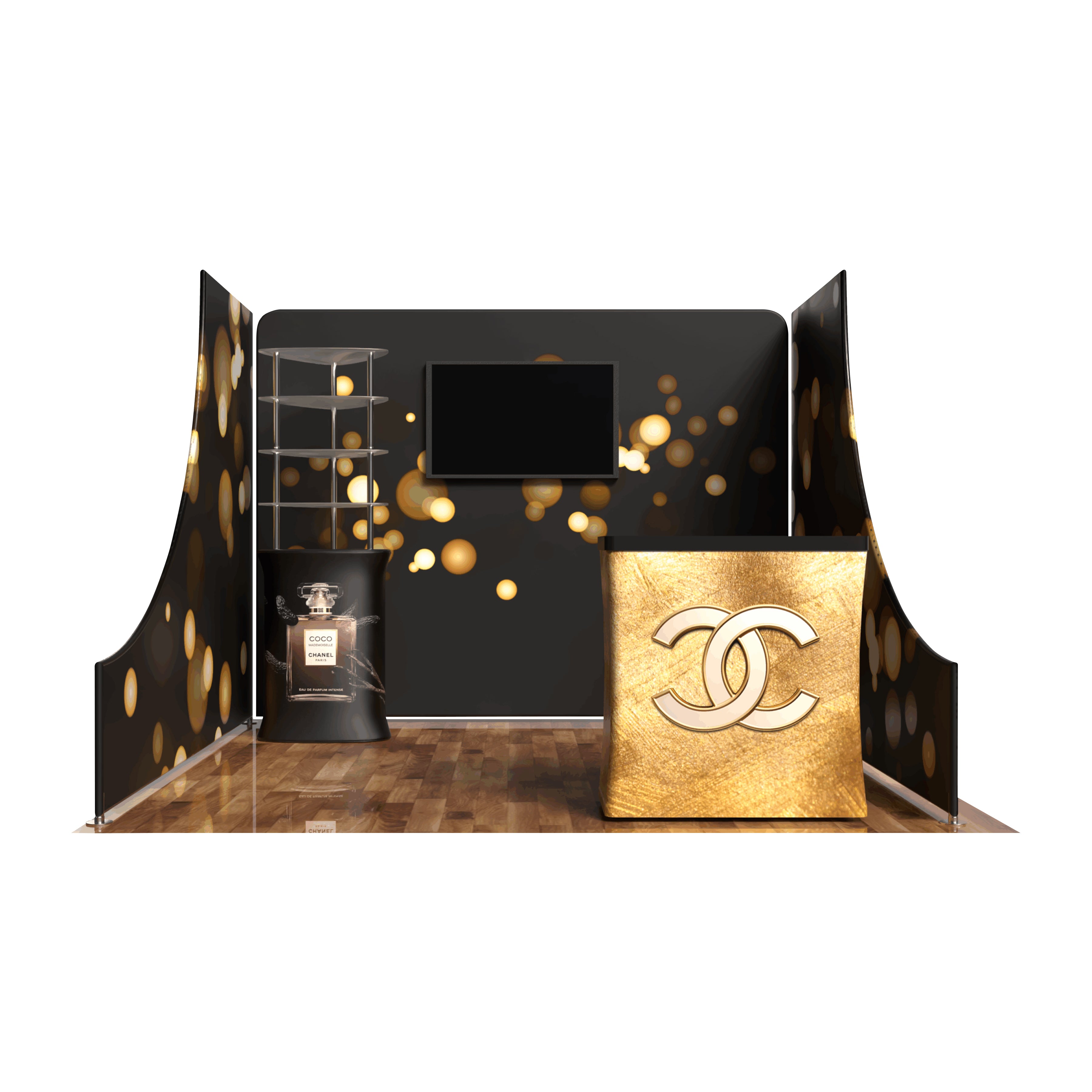 Waveline Hermes 10ft Booth Kit | Zilla Display – Zilla Display ...