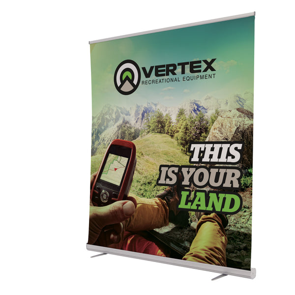 6' Custom Wide Retractable Banner Kit | Zilla Display – Zilla Display ...